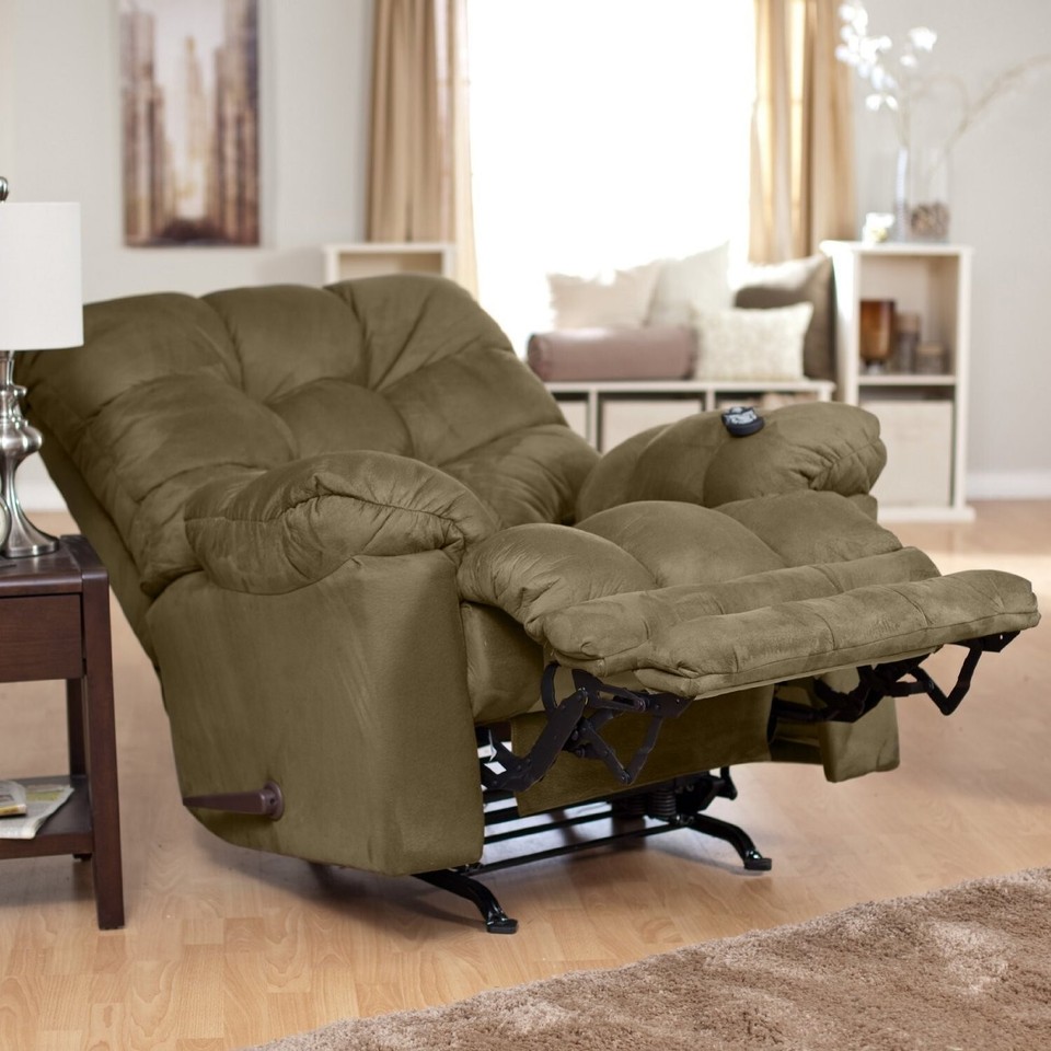Catnapper Magnum 546892 Chaise Rocker Recliner with Heat and Massage ...