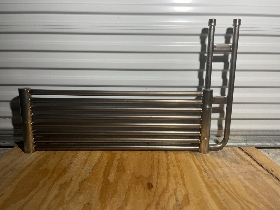 Immersion Grid Coil Heat Exchanger Grade 2 Titanium, Heating, Cooling ...