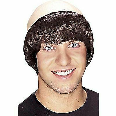 Brown Bald Spot Balding Monk Friar Tuck Priest Medieval Adult Halloween ...