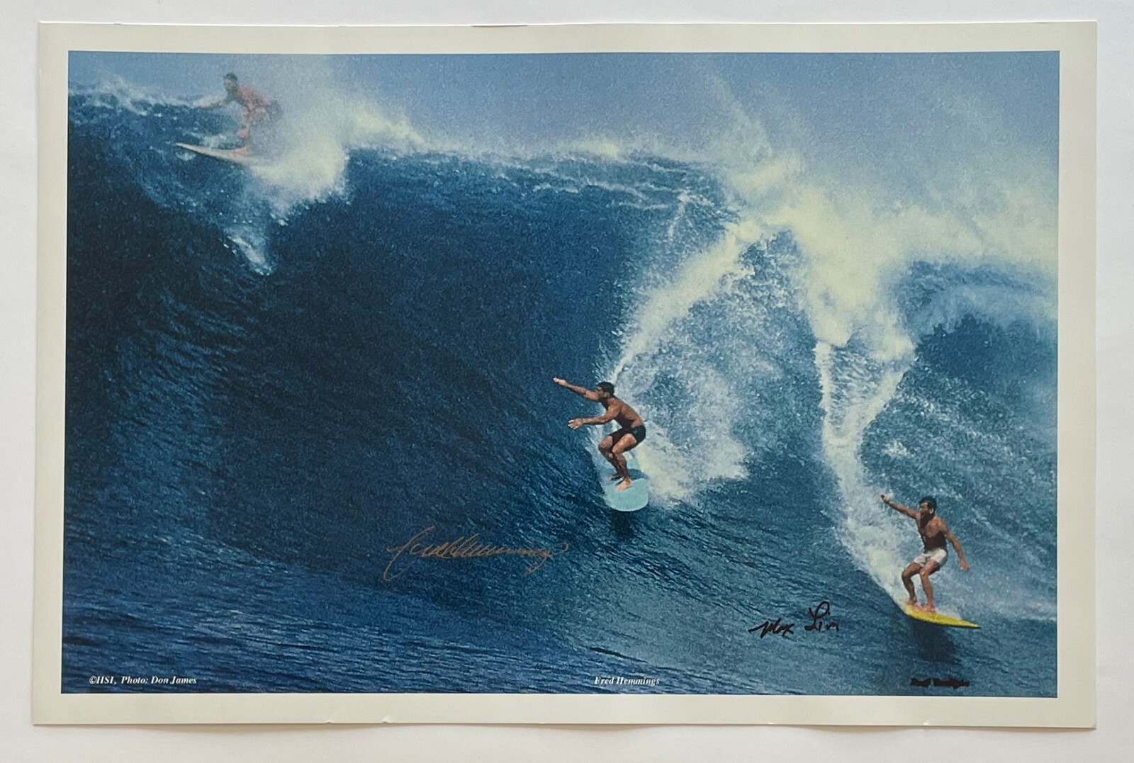 Surf poster of Fred Hemmings and Max Lim | eBay