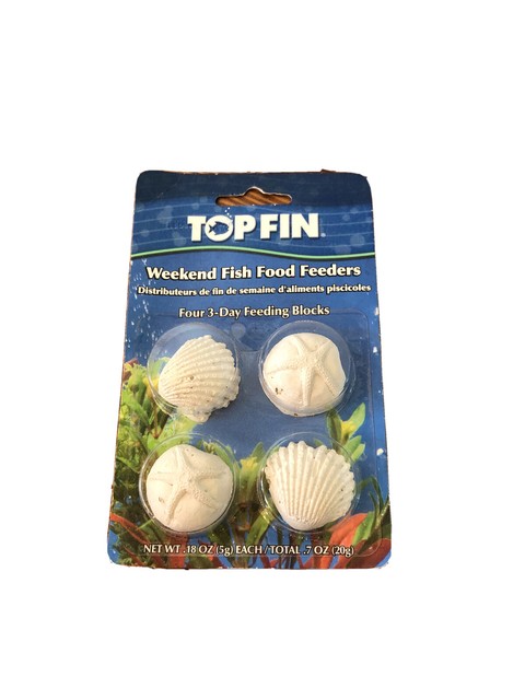 Top Fin Four 3-day Feeding Blocks Weekend Fish Food Feeders for sale ...