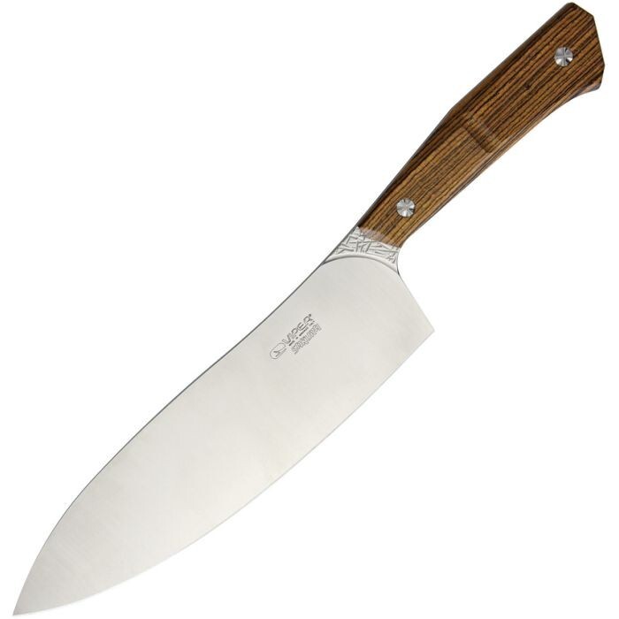 Viper Sakura Chef Kitchen Knife 7.75" Stainless Steel Blade Bocote Wood ...