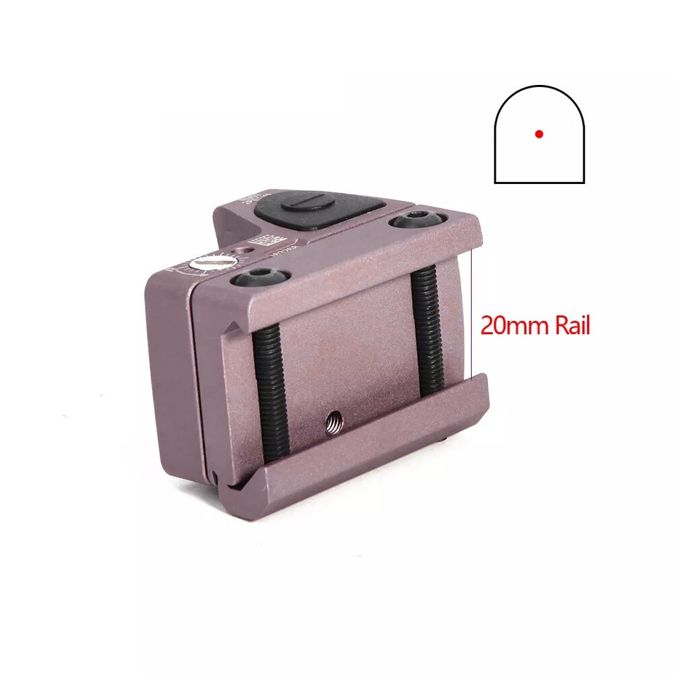 Mini RMR Red Dot Sight Collimator Sight Scope fit 20-22mm Weaver ...