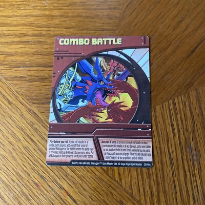 Bakugan Series 4 - 30/48C Red Ability Card - Combo Battle | eBay