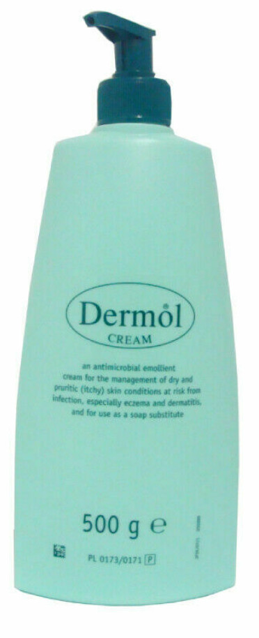 Dermol Emollient Cream 500g Dry Itchy Skin Eczema & Dermatitis Relief ...