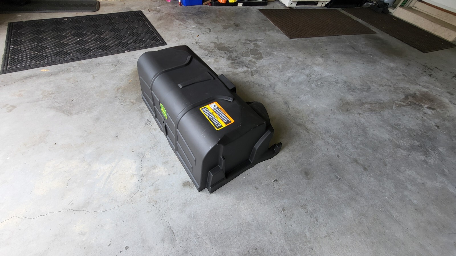 NEW! John Deere BUC11342 DOUBLE 2 BAGGER PARTS: HOPPER TOP LID COVER | eBay