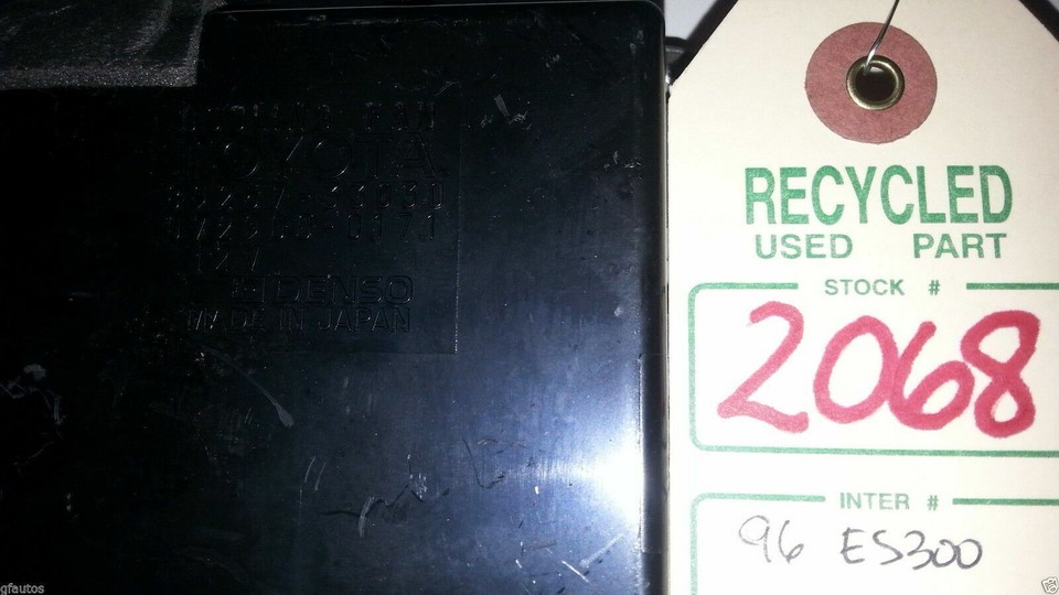 1996 Lexus ES300 Cooling Fan Control Modules OEM 89257-33030 #2068 | eBay