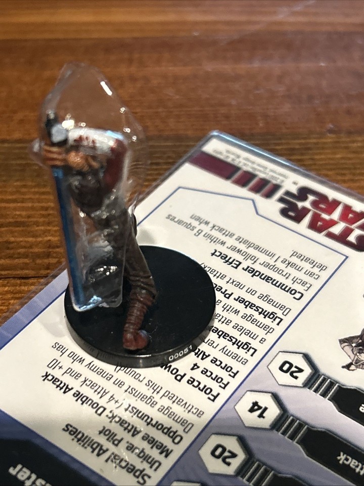 WOTC Star Wars Miniatures - Plo Koon Jedi Master #9 Rare w/ Card | eBay