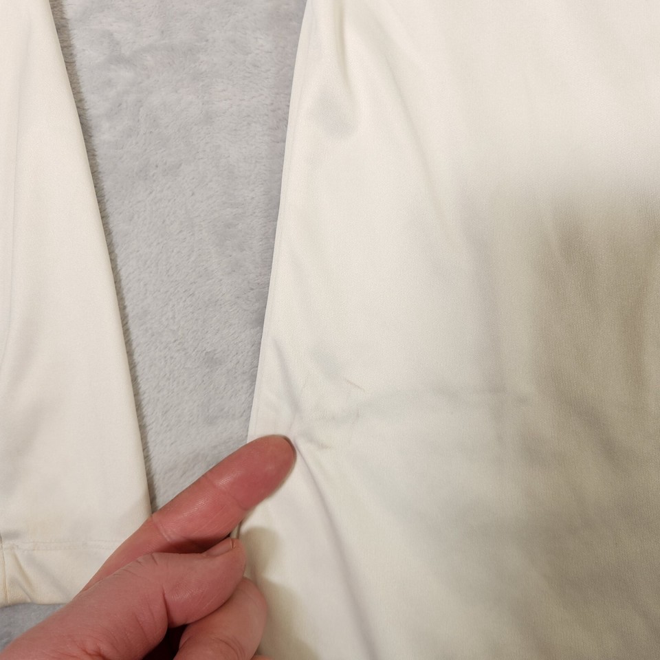 Columbia PFG Shirt Mens Small White Rash Guard Omni Shade Sun ...