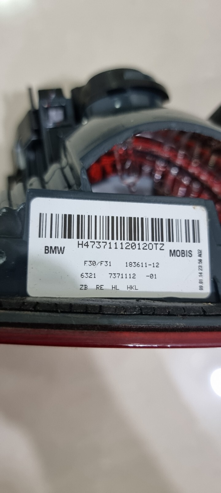 BMW 328I M 2013 MDL RIGHT HAND REAR TAIL LIGHT IN BOOT LID | eBay