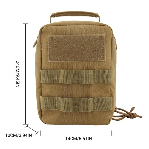 Outdoor Tactical Molle Pouch Storage Bag Hiking Camping Carrier Pack ...