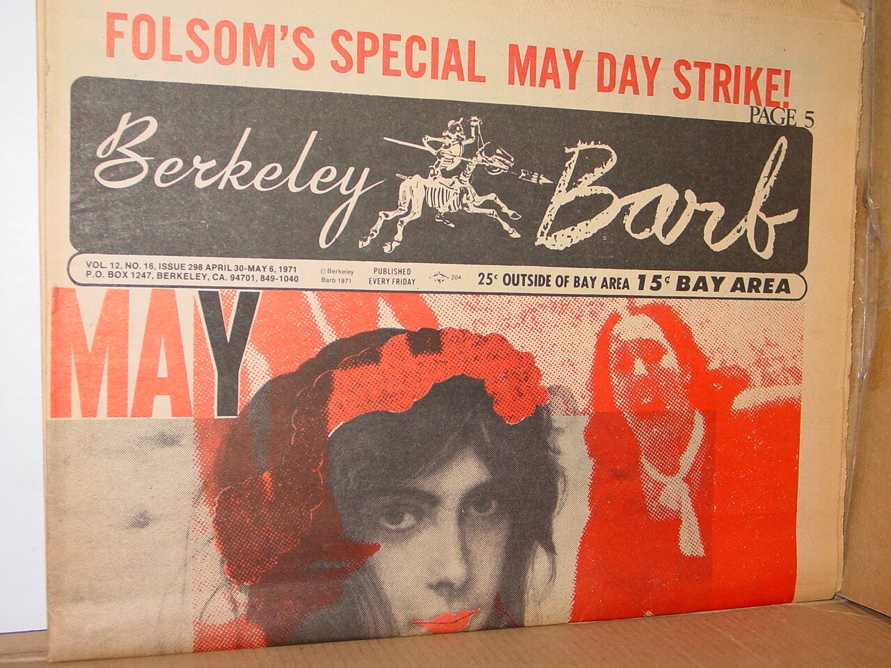 BERKELEY BARB ISSUE #298 APRIL 30th-MAY 6th, 1971 VINTAGE BAY AREA NEWSPAPER NOS | eBay