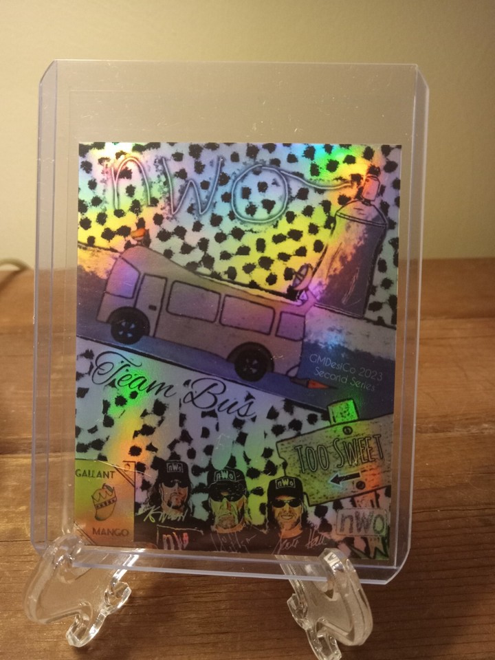 2023 Gallant Mango Holo nWo Hulk Hogan Scott Hall Kevin Nash /17 🎗 Team ...