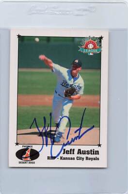 1999 Arizona League #2 Jeff Austin Royals Signed Auto *G6184 | eBay