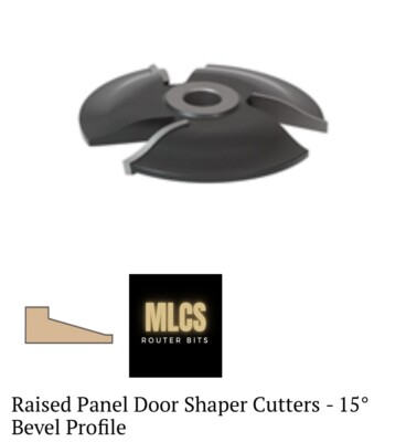 MLCS #1091 Raised Panel Door Shaper Cutter - Specs In Pictures | eBay