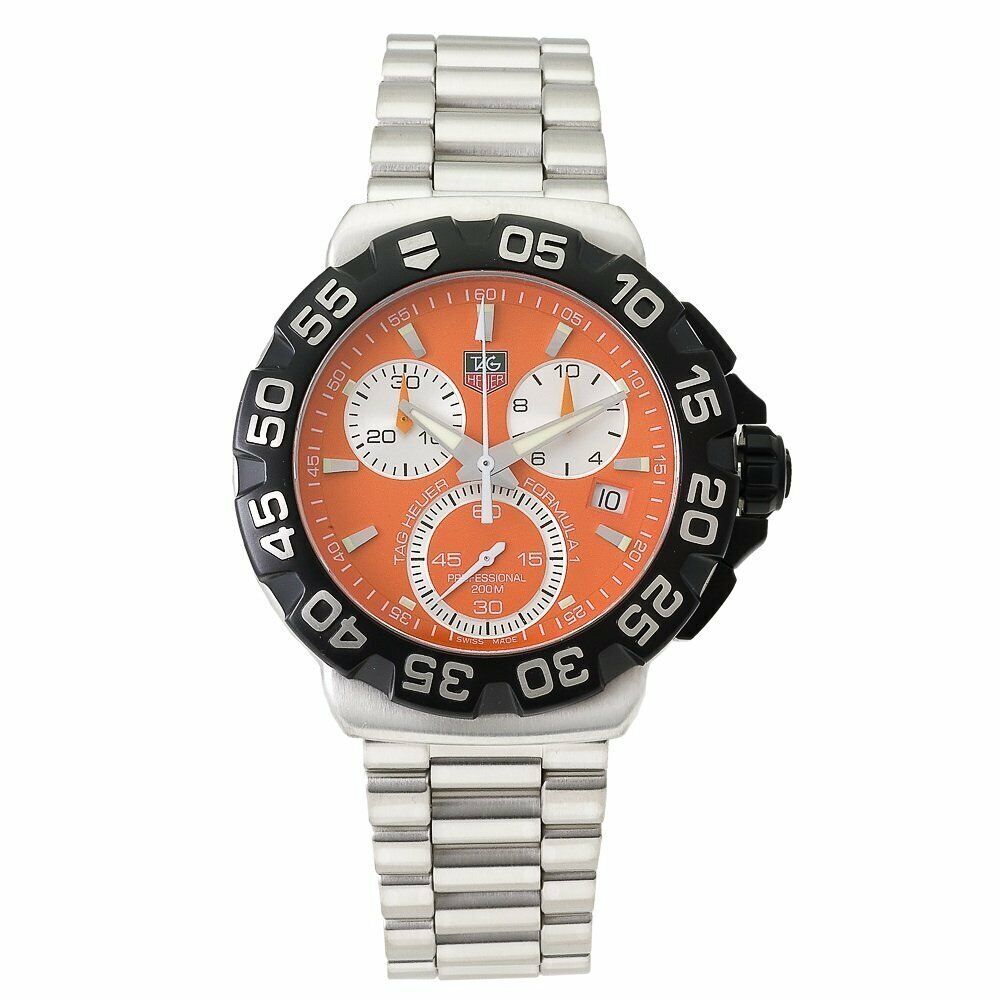 TAG Heuer Formula 1 Orange Men's Watch - CAH1113.BA0850 for sale online ...