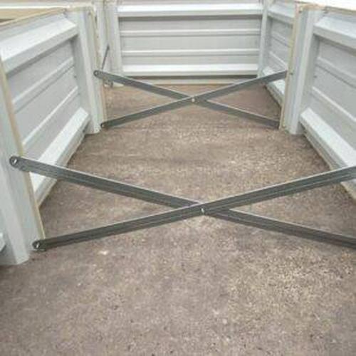 ALL METAL WORKS Raised Planter Box 108" U-Shaped Metal Open Bottom ...