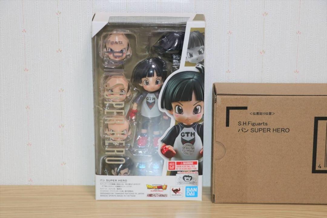 S.H.Figuarts Dragon Ball Super Hero Pan Action Figure Bandai Anime ...