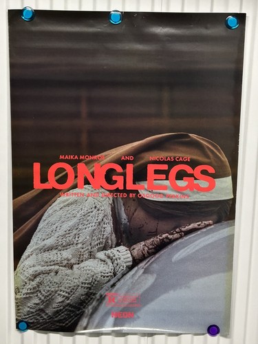 Longlegs Nicolas Cage DS Original 27X40 Movie Poster Long Legs Advance ...