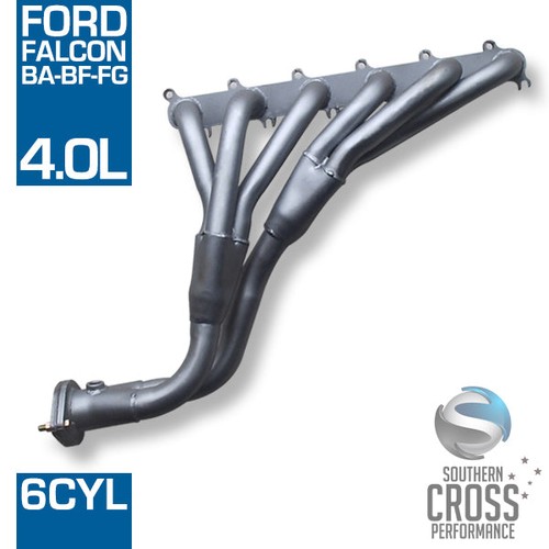 BA BF FG FORD Falcon Fairlane 4.0L 6Cyl Headers Extractors SCPH039 ...