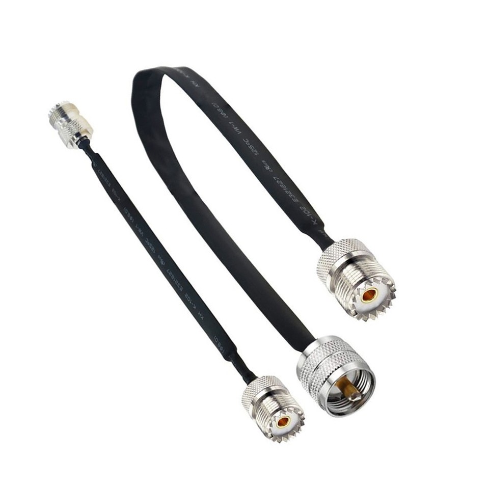 50 Ohms Flat Coaxial Cable Extension Coaxial Pigtail Pass-Through ...