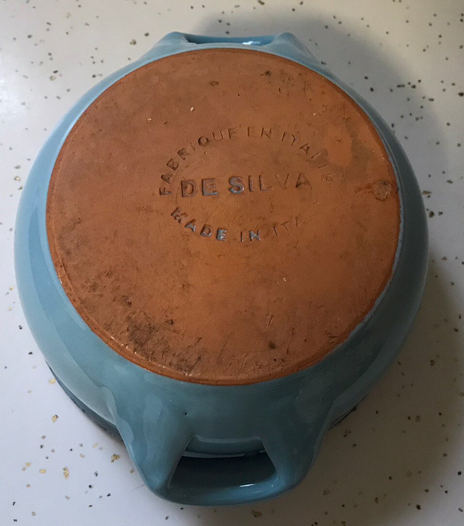 De Silva Pottery Terra Cotta Pottery Glazed Casserole Soup Bowl Made in ...