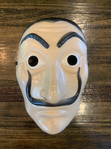 Salvador Dali Masks La Casa De Papel Cosplay PVC Mask Money Heist ...