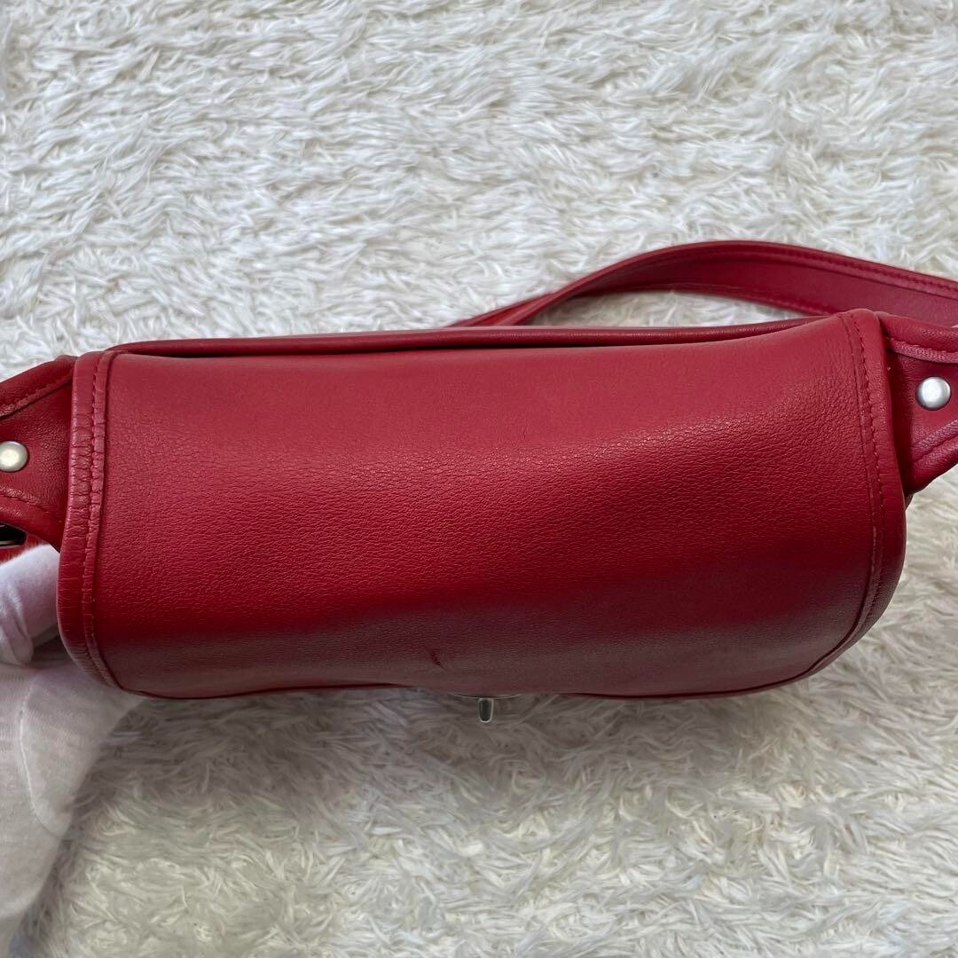 Coach Bag 9061 Vintage Rambler Legacy Flap RED Leathe… - Gem