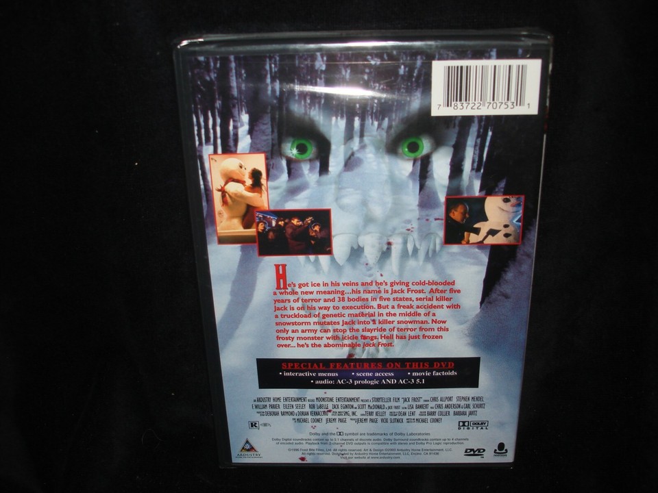 Jack Frost (DVD, 1998) LETTERBOX VERSION 82551742226| eBay