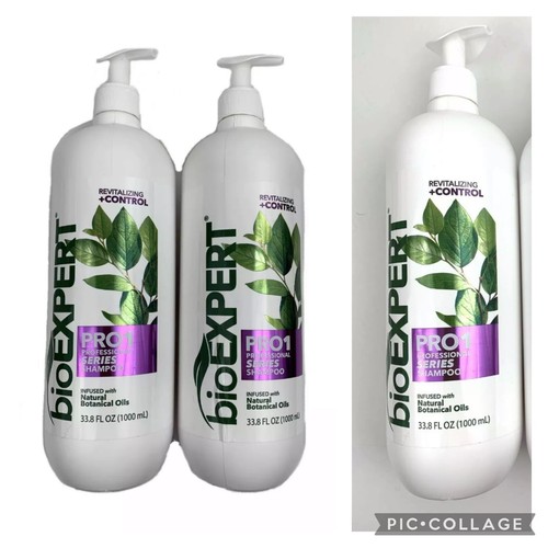 3 Bottle Bio Expert Pro 1 Professional Shampoos Natural Botanical Oil ...