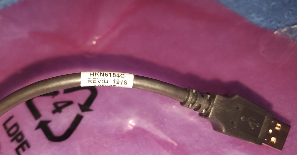 MOTOROLA HKN6184C OEM USB Programming Cable XTL2500 XTL5000 APX6500 ...
