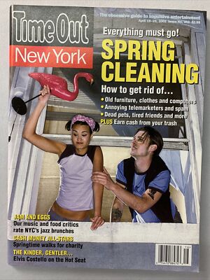Time Out Magazine New York April 18-25 2002 Elvis Costello, Stacy ...