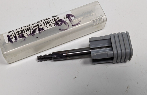 VARGUS Thread Mill Carbide 1/16-27 Internal & External 3 Flute 2.52 ...