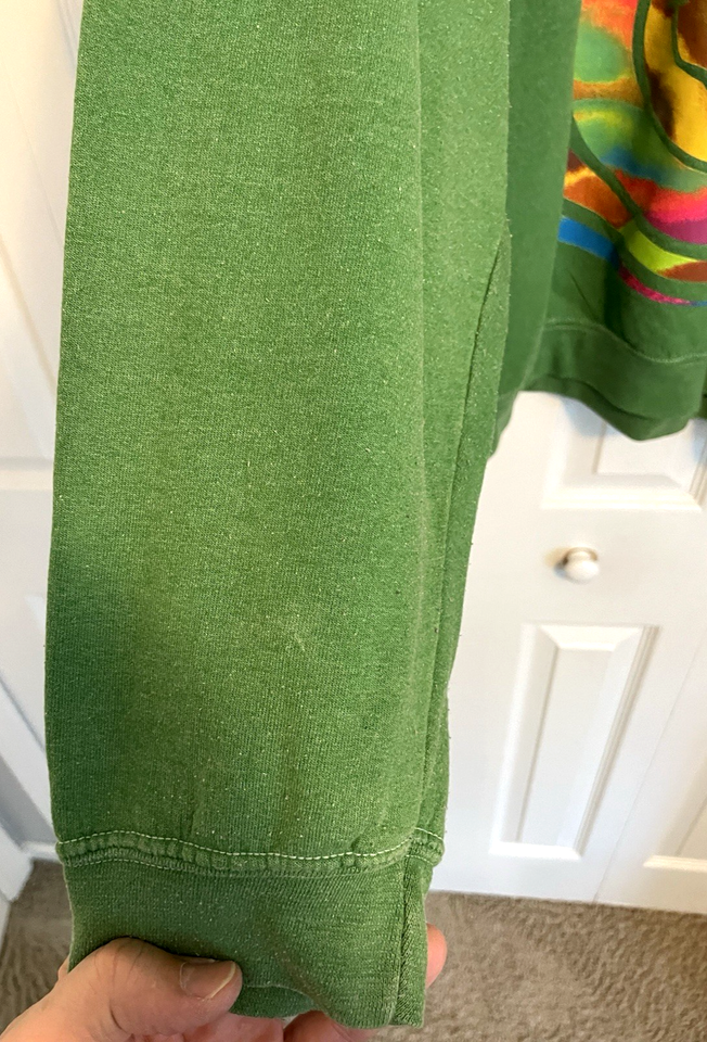 Urban Outfitters Nirvana Sweatshirt Adult S/M Green Smile Pullover ...