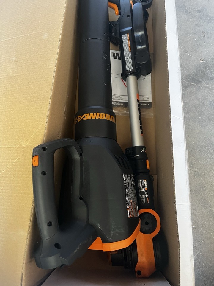 Worx 20V String WG928 Trimmer / Edger + Turbine Blower Tools Only No ...