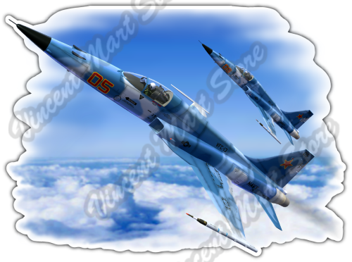F-5 Aggressors Planes Air Force Military Army Bumper Vinyl Sticker ...