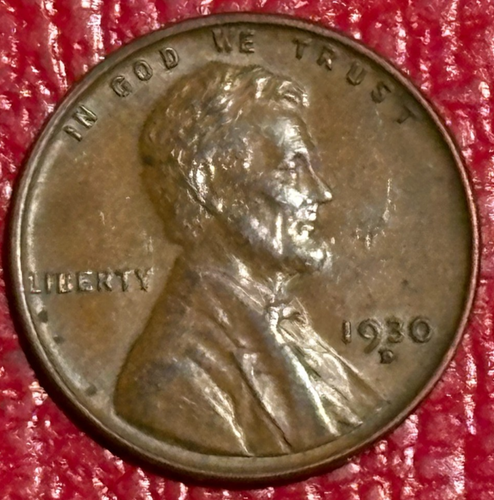 HIGH GRADE AU 1930 D LINCOLN CENT-OLD US COIN-MAY483 | eBay