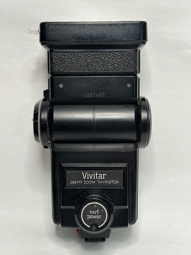 Vivitar 285-HV Zoom Thyristor Shoe Mount Flash - Untested | eBay