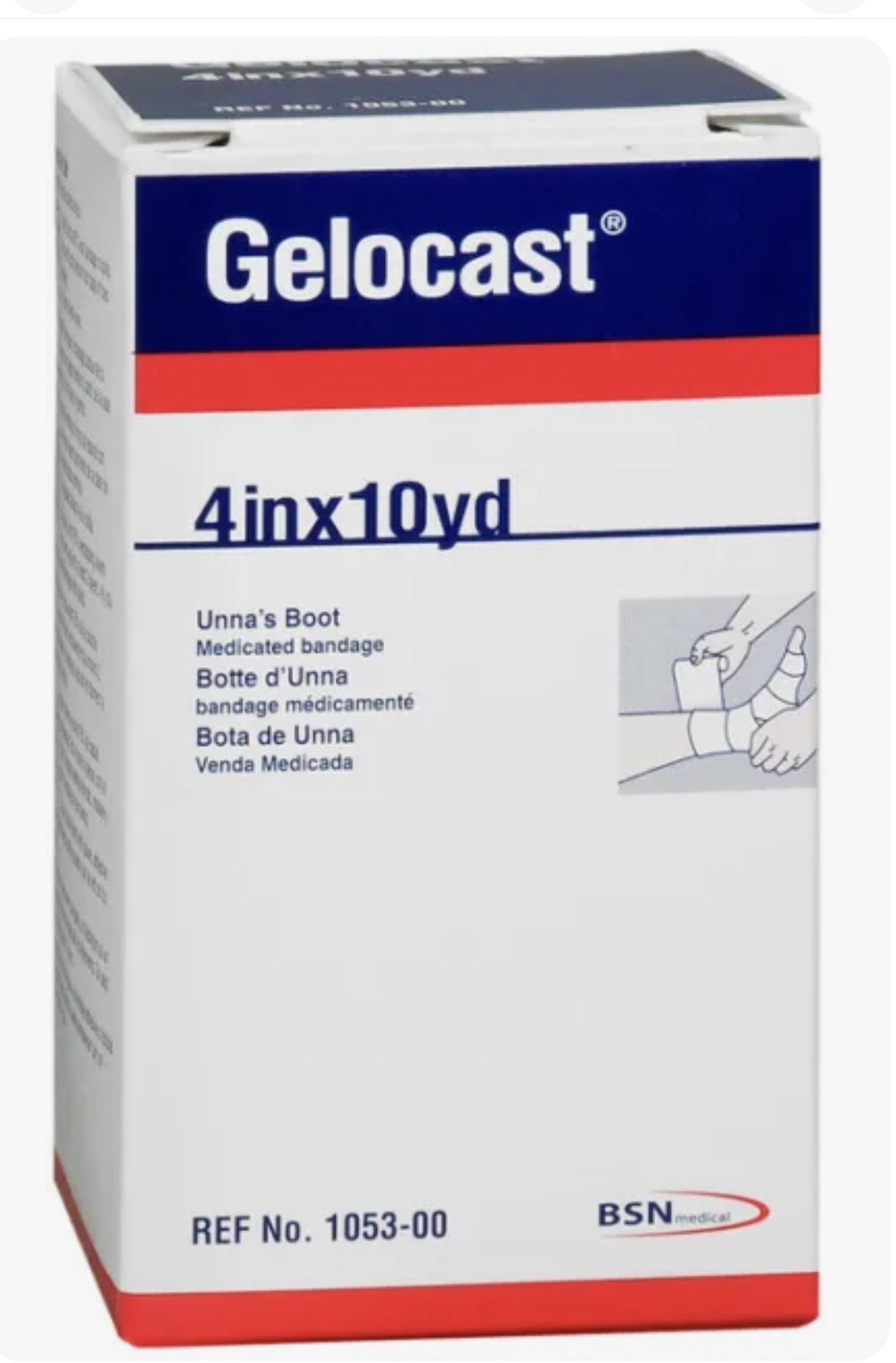 (4 Pack) Unna Boot 4in x 10 yds Bandage w/ Calamine GELOCAST 11/2024 | eBay