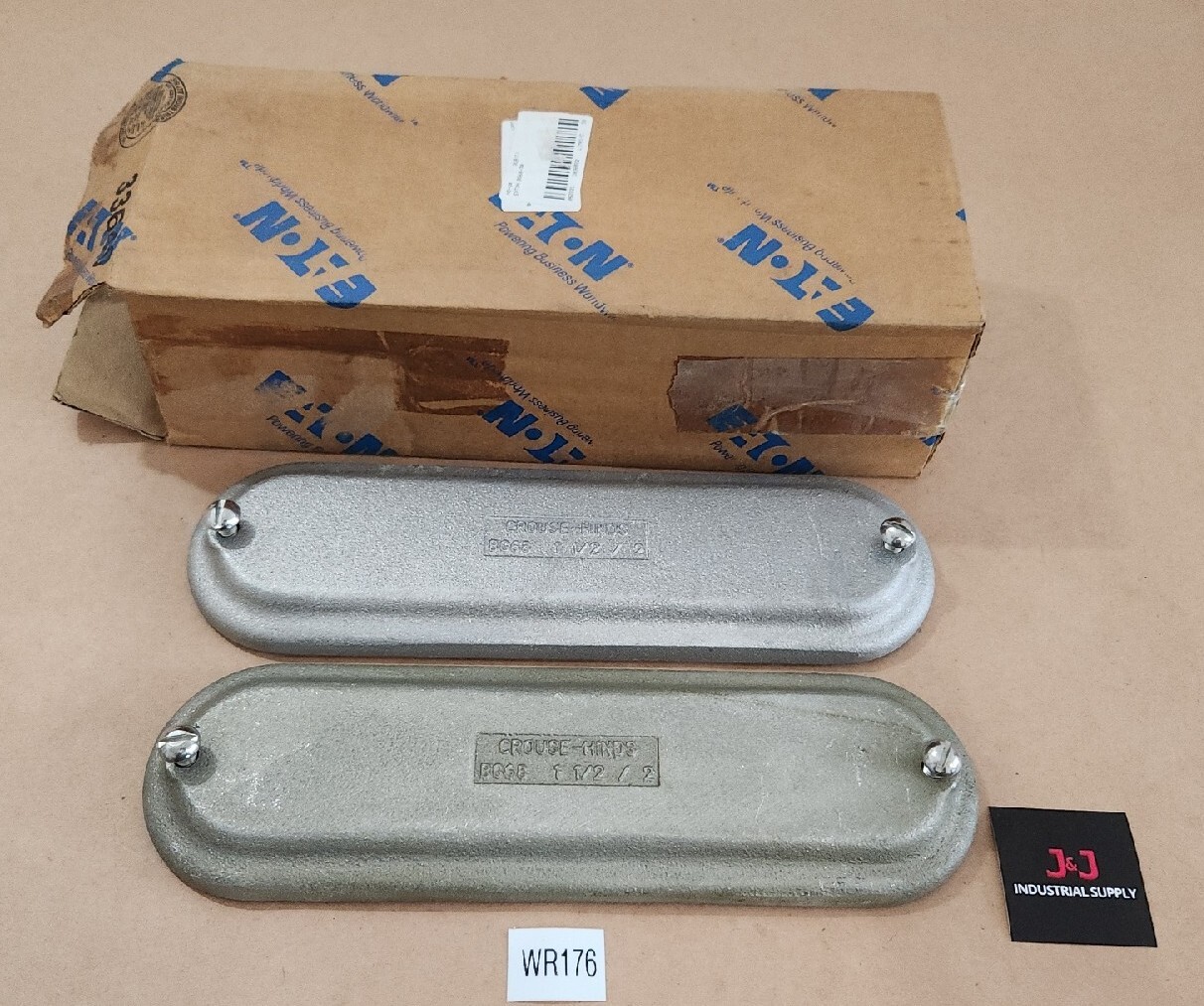 *NEW* [2] Eaton BG68 SA Mogul Condulet Outlet Body Covers 1-1/2 & 2 ...