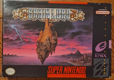 Brain Lord (Super Nintendo SNES) BOX ONLY Damaged | eBay