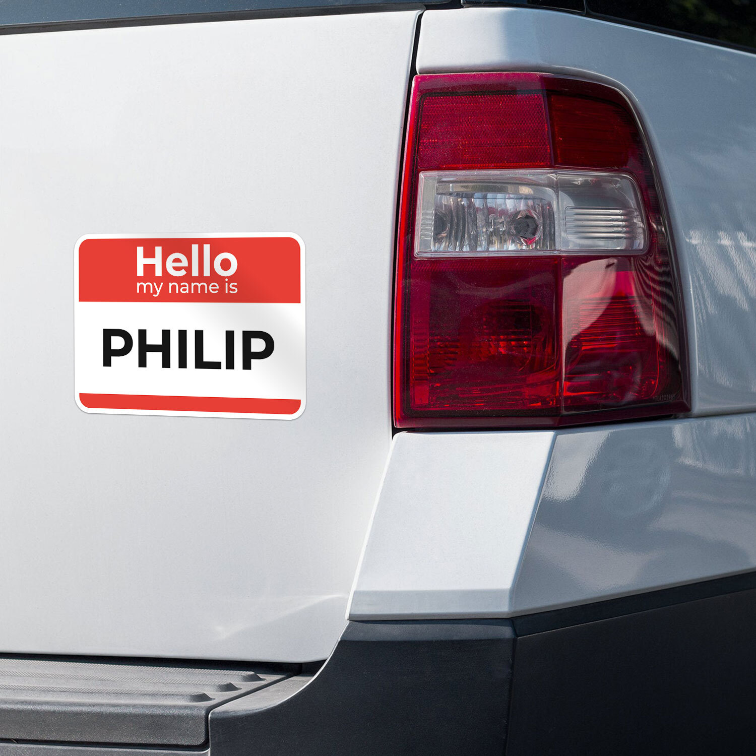 Hello My Name Is Philip Sticker Vinyl Car Bumper Decal | eBay