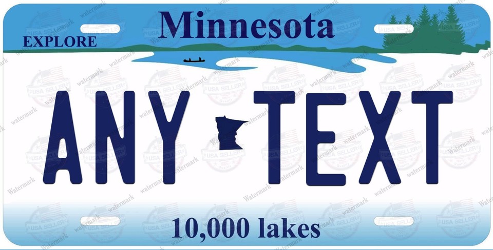 Personalized Custom License Plate Tag for Any State Wall Auto Car ...