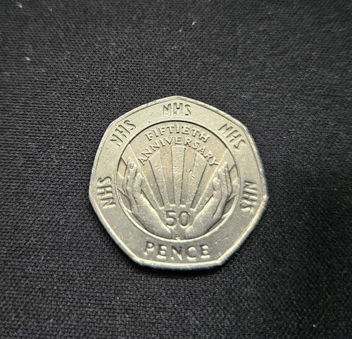 NHS 50th Anniversary 50p Fifty Pence Coin 1998. | eBay UK