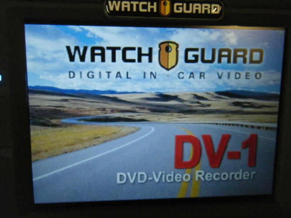 WATCHGUARD DV-1 IN-CAR VIDEO SYSTEM . REFURBISHED BY ELECTRONIC TECHS ...