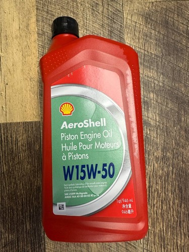6 Pack Aircraft Engine Oil Shell Aeroshell 15w-50 | eBay