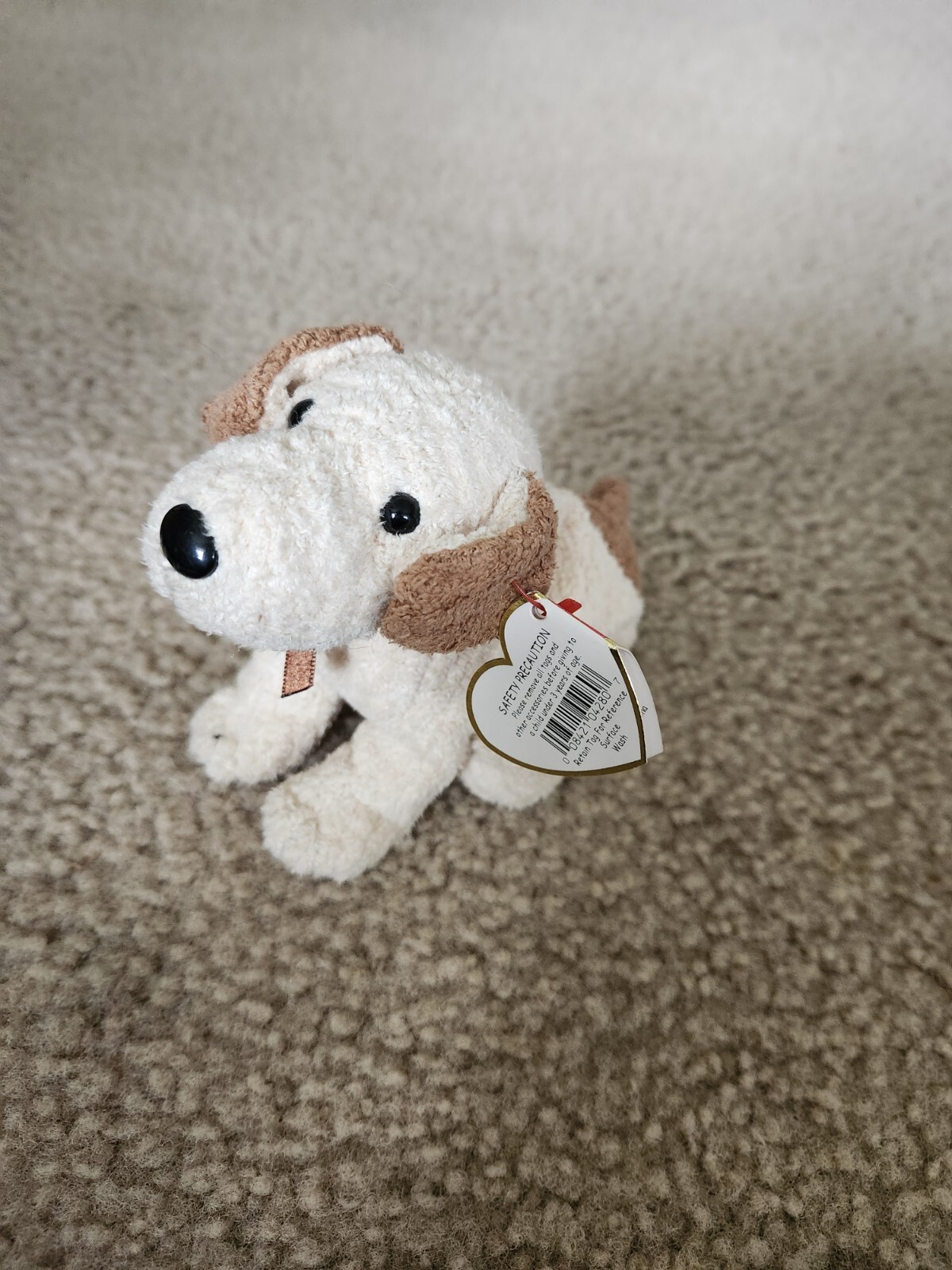 Ty Beanie Baby Rufus The Terrier Puppy Dog MWMT Birthday February 28 ...
