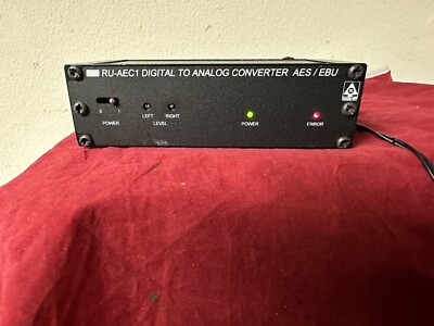 RDL RU-AEC1 DIGITAL TO ANALOG CONVERTER w/adapter | eBay