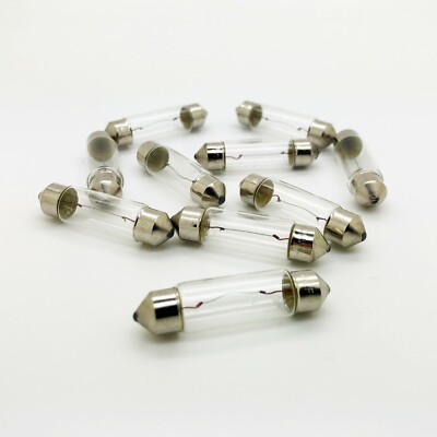 10 x 253 6v 5w Festoon 11x38mm 6 Volt Motorbike Motorcycle Classic Car ...