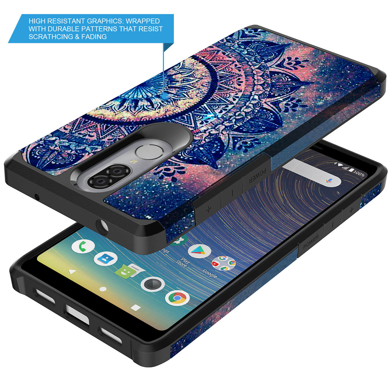 For Coolpad Legacy Hybrid Graphic Fashion Cute Colorful Silicone Case ...